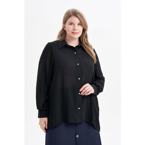 Блуза  Olsi, размер 60, черный