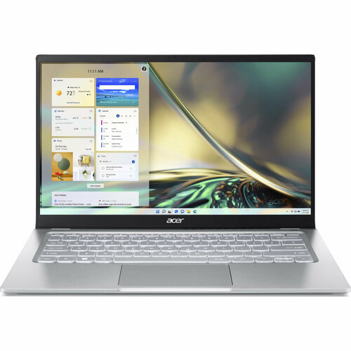 Ноутбук Acer Swift 3 SF314-512-55DD, 14" (2560x1440) IPS/Intel Core i7-1260P/16ГБ DDR4/512ГБ SSD/Iris Xe Graphics/Win 11H, серебристый (NX. K0FER.004)