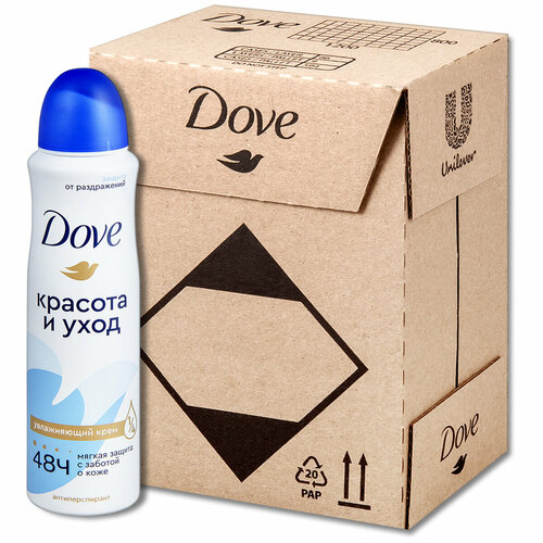 Дезодорант женский Dove "Original", 150 мл, 6 шт.