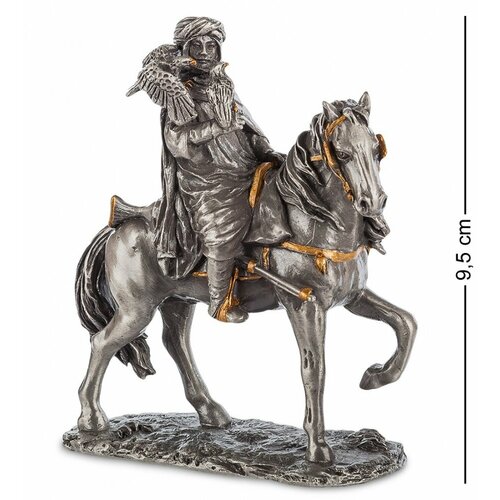 Фигурка Veronese "Охотник воин с соколом" (олово) WS-824