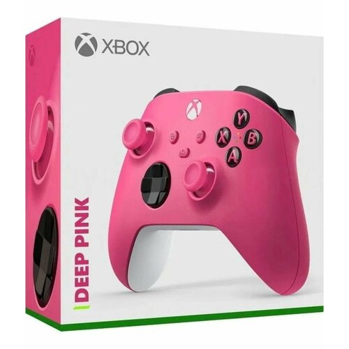 Геймпад беспроводной Series S / X / Xbox One S / X Wireless Controller Deep Pink Розовый с bluetooth model 1914 джойстик REF 4 ревизия