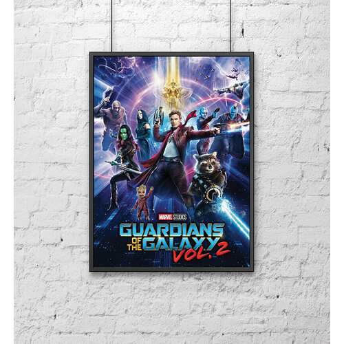Постер для интерьера на стену (30х40 см). Стражи Галактики (Marvel Guardians of the Galaxy)