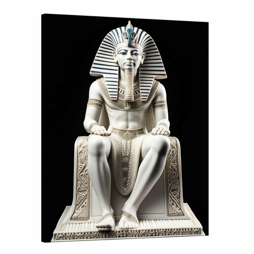 Интерьерная картина 50х70 "Скульптура фараон"