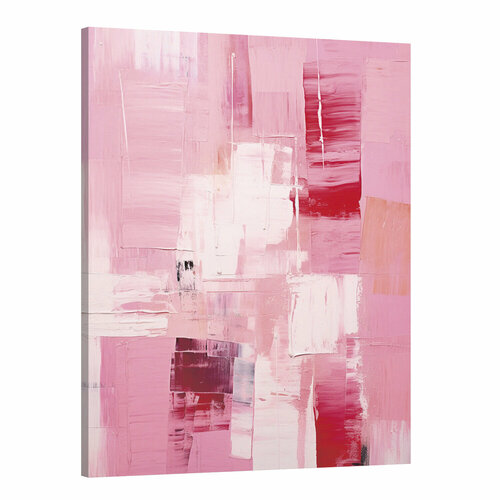 Интерьерная картина 50х70 "Розовый взгляд"