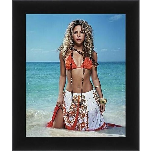 Плакат, постер на бумаге Shakira-Шакира. Размер 21 х 30 см