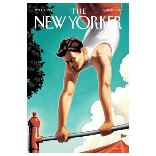 Плакат, постер на холсте The New Yorker-Нью-Йоркер. Размер 30 х 42 см