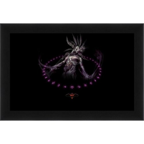 Плакат, постер на холсте Diablo III. Размер 42 х 60 см