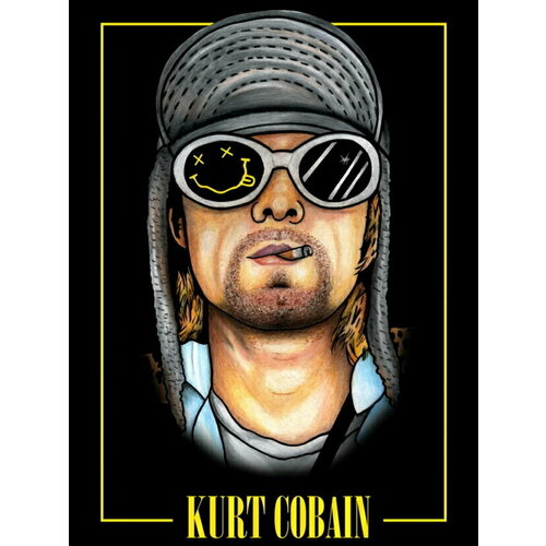 Плакат, постер на бумаге Kurt Cobain: Nirvana/Курт Кобейн: Нирвана/музыкальные/поп исполнитель/артист/поп-звезда/группа. Размер 42 х 60 см