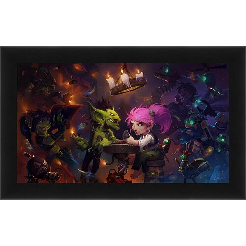 Плакат, постер на бумаге Hearthstone: Heroes Of Warcraft. Размер 21 х 30 см