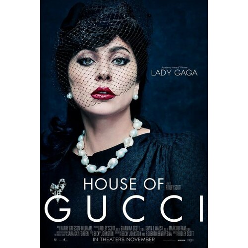 Плакат, постер на бумаге Дом Gucci (House of Gucci, 2021г). Размер 30 х 42 см