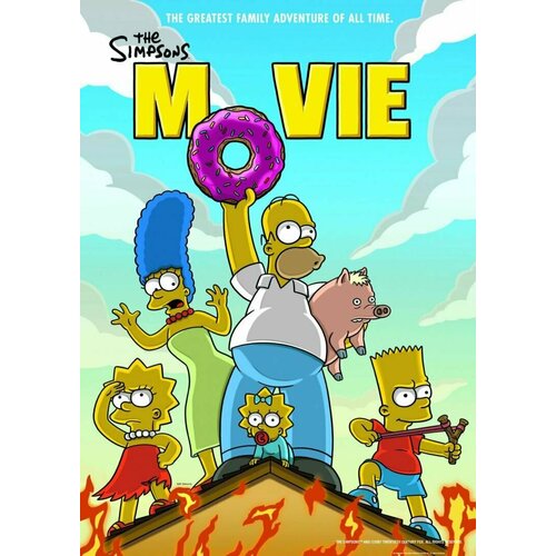 Плакат, постер на бумаге Simpsons/Cимпсоны/. Размер 42 х 60 см
