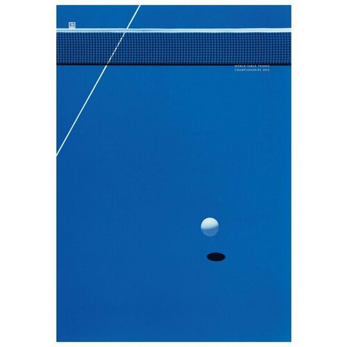 Плакат, постер на холсте Tennis/Теннис. Размер 21 х 30 см