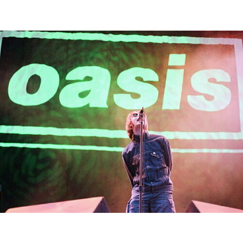 Плакат, постер на бумаге Oasis/Оазис/музыкальные/поп исполнитель/артист/поп-звезда/группа. Размер 60 х 84 см