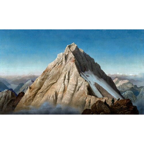Плакат, постер на холсте Marko Pernhart -Peak of Mount Triglav/Марко Пернхарт-пик горы Триглав. Размер 60 на 84 см