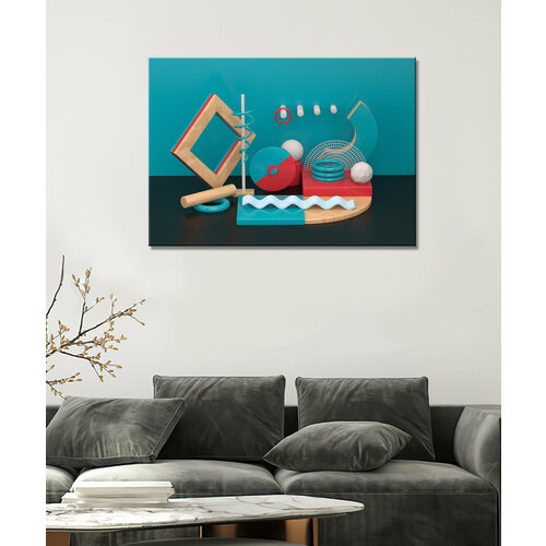 Картина/Картина на холсте для интерьера/Картина на стену/Картина для кухни/ - 3D иллюстрация (20) 50х70