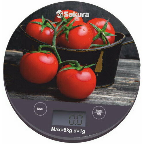 Кухонные весы Sakura SA-6076T, 8 кг, помидоры