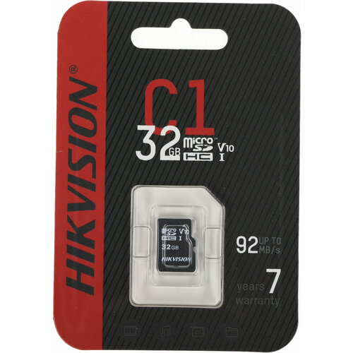 Карта памяти Hikvision microSDHC 32GB (без SD адаптера)