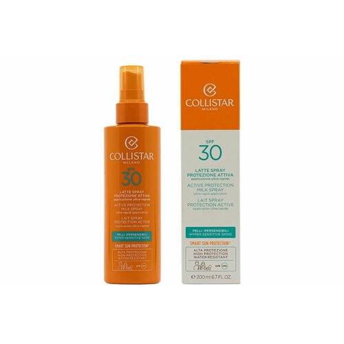 COLLISTAR Солнцезащитное Молочко-спрей для гиперчувствительной кожи 200 мл/COLLISTAR Active Protection Milk Spray Hyper-Sensitive Skins SPF30 nsitive Skins SPF30 200 ml