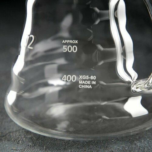 Чайник стеклянный заварочный с крышкой «Бриз», 500 мл (комплект из 2 шт)