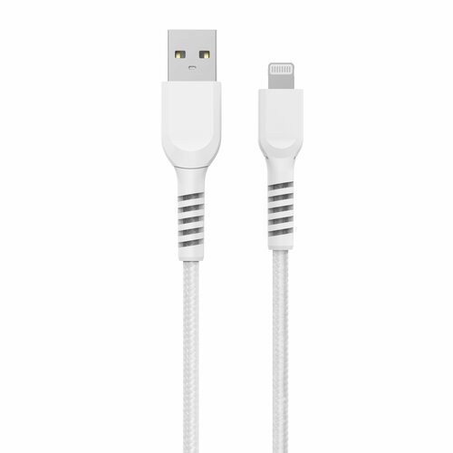 USB-кабель Lyambda, Type-A(m)/Lightning(m), 2,4A, 0,5м, белый, [LAL05-WH]