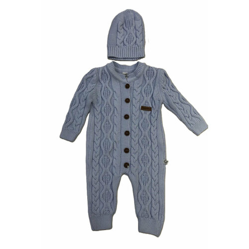 Комплект одежды BabyTime, размер 74, голубой
