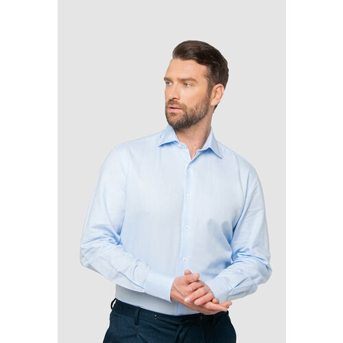 Рубашка KANZLER, размер 41, голубой