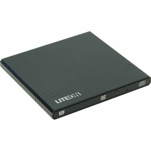 DVD привод внешний, оптический DVD-RW LITE-ON eBAU108-Ultra Slenter черный USB 2.0
