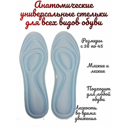 Анатомические универсальные стельки для всех видов обуви