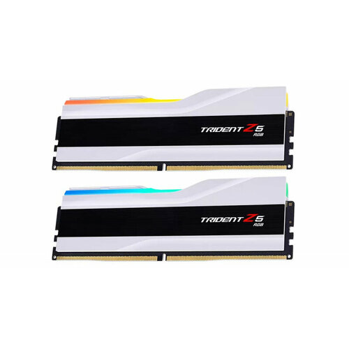 Оперативная память G.skill DDR5 Trident Z5 RGB 64GB (2x32GB) 6400MHz CL32 (32-39-39-102) 1.4V (F5-6400J3239G32GX2-TZ5RW) White