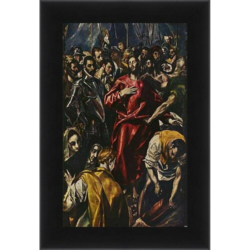 Плакат, постер на бумаге Entkleidung Christi. Эль Греко. Размер 30 х 42 см