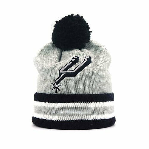 Шапка Mitchell & Ness, размер 58-62, серый, черный
