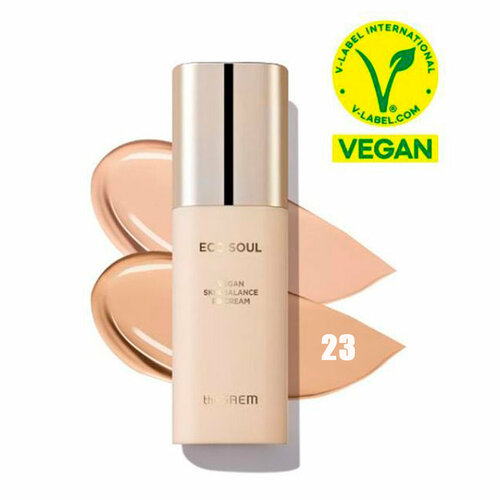 Веганский балансирующий BB крем The Saem Eco Soul Vegan Skin Balance BB Cream SPF50+ PA+++ 23 Natural Beige