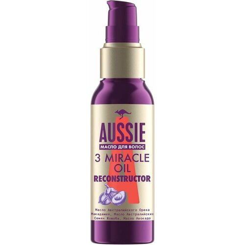 Масло для волос Aussie 3 Miracle Oil Reconstructor 100мл 3 шт