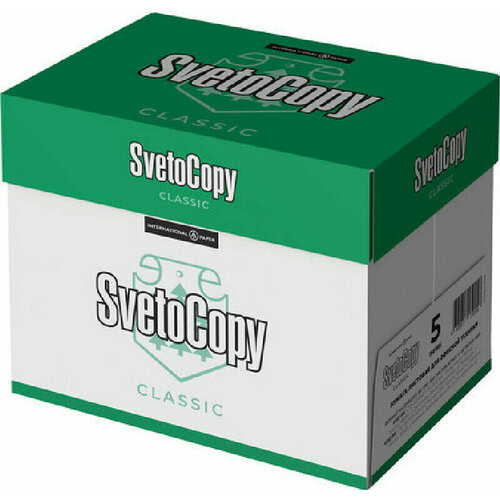 SVETOCOPY Бумага офисная svetocopy classic, а4, 80 г/м2, 500 л, марка с, international paper, белизна 146%