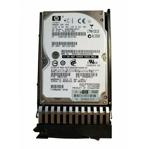 Жесткий диск HP 493083-001 300Gb SAS 2,5" HDD