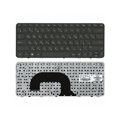 Клавиатура для ноутбука HP Pavilion dm1-3000, dm1-4000 черная, с рамкой