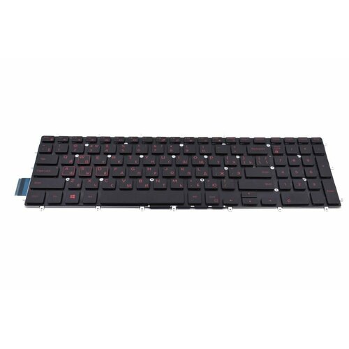 Клавиатура для Dell G5 15 SE 5505 ноутбука с красной подсветкой