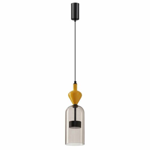 5046/12LB L-VISION ODL24 299 черный/светл. коричневый/металл/стекло/керамика Подвес LED 12W 4000К 1400Лм PALLETA