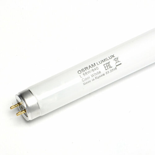 Лампа люминесцентная 58Вт 92916 LUMILUX L 58W/840 G13 5200Лм 4000К OSRAM