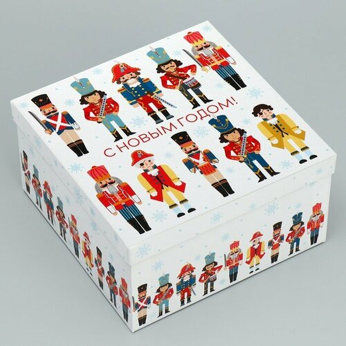Коробка подарочная «Щелкунчик», 22 × 22 × 12 см