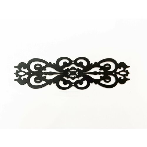 Накладка мебельная декоративная NOEZ П06-128х37 черный матовый