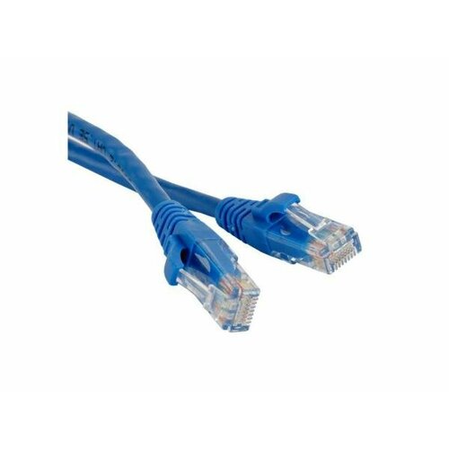 Патч-корд UTP 6 категории 3м Hyperline PC-LPM-UTP-RJ45-RJ45-C6-3M-LSZH-BL синий