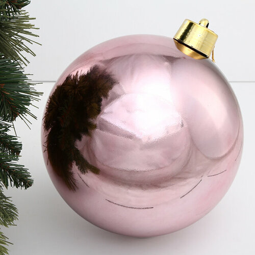 Winter Deco Пластиковый шар Sonder 25 см розовый глянцевый 1135145