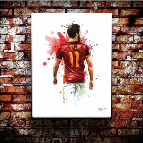 Постер "M. Salah" Cool Eshe из коллекции "Футбол", плакат А4