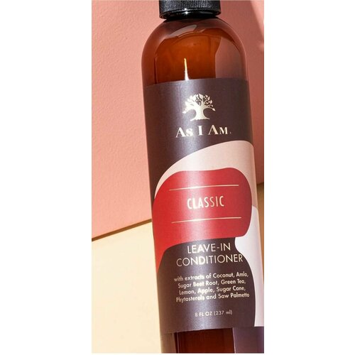 Ливин, несмываемый кондиционер для кудрявых волос, Classic, leave in, As I Am, кгм, 237 ml