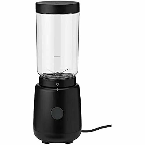 RIG-TIG Foodie Smoothie Blender Персональный шейкер для фруктов и овощей Шейкер/миксер с корпусом из пластика и нержавеющей стали Съемный контейнер для напитков Кухонные аксессуары 0,5 литра, черный