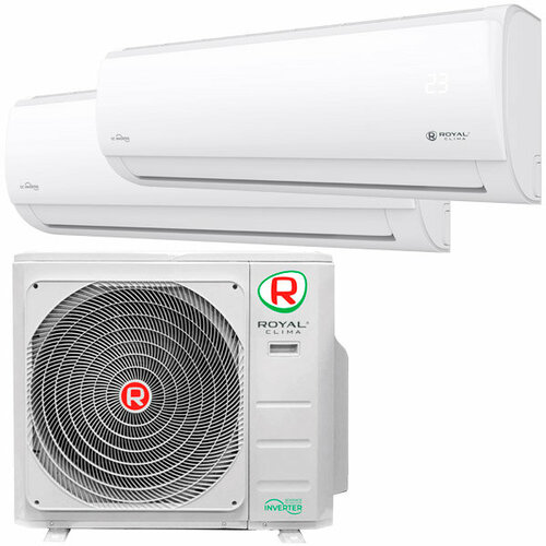 Мульти сплит-система Royal Clima 2TFM-17HN + RCI-GLF09HN x2 на 2 комнаты