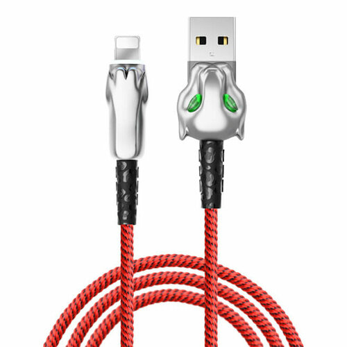 Кабель WiWU USB to Lightning Leopard Charging Sync Cable Red