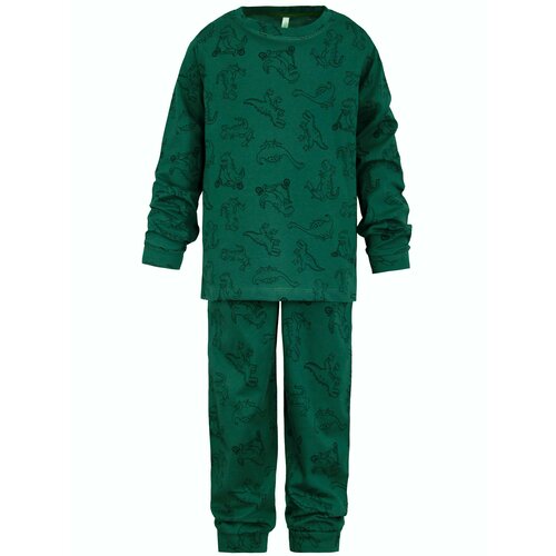 Пижама  ИНОВО, размер 152, зеленый