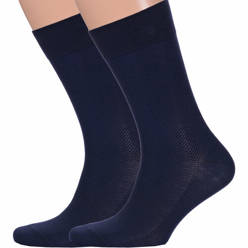 Носки PARA socks, 2 пары, размер 27-29, синий